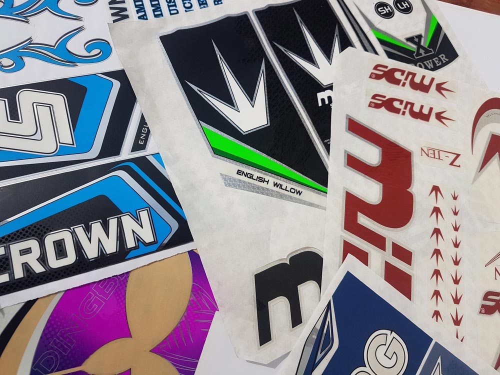 Matt And Gloss Bat Stickers, Matt And Gloss Effect Bat Stickers ...